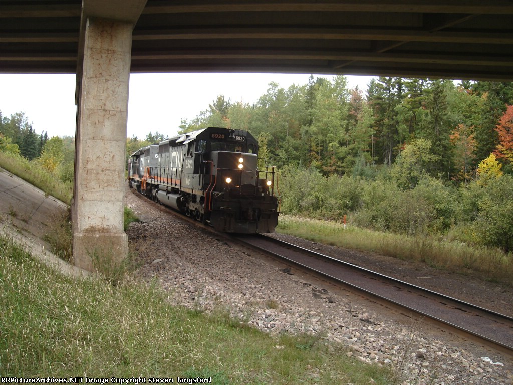 Passing Under Goose Lake Bridge